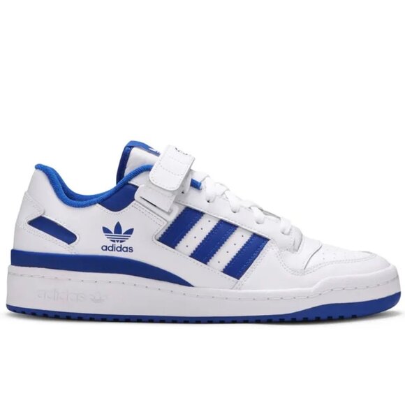 adidas | Shoes | Adidas Forum Low White Royal Blue | Poshmark
